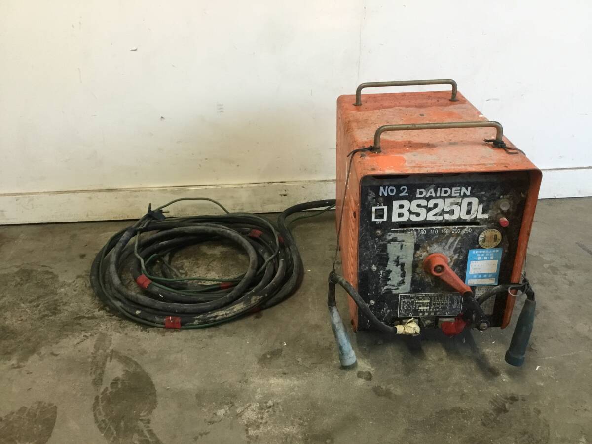 【傷や汚れあり】 岐阜発/ DAIDEN/ ダイデン/ アーク溶接機/ BS-250L/ 200v電源/ 動作確認しましたが/ 本体のみ/ 現状品/ R6.12/17 の落札情報詳細 ...