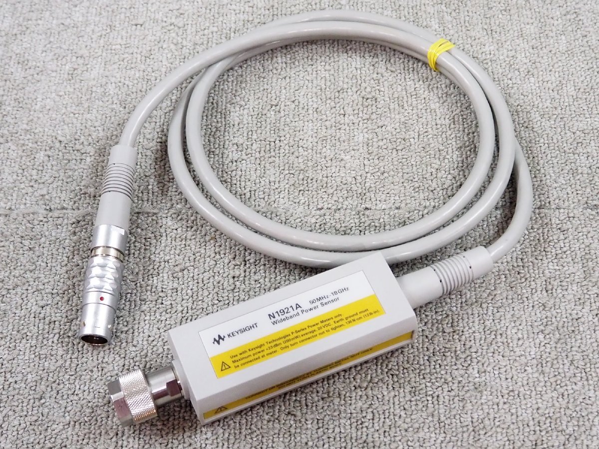 【やや傷や汚れあり】[R1] ☆ KEYSIGHT Wideband Power Sensor/広帯域パワーセンサ N1921A ☆50MHz - 18GHz ☆の落札情報詳細 - Yahoo ...