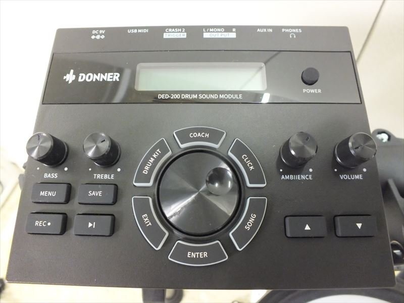 【やや傷や汚れあり】♪ 1円スタート ♪ DONNER ドナー DED-200 Hi-hat Crash/Ride Tom Snare 電子ドラム 中古 現状品 241211F5941の落札 ...