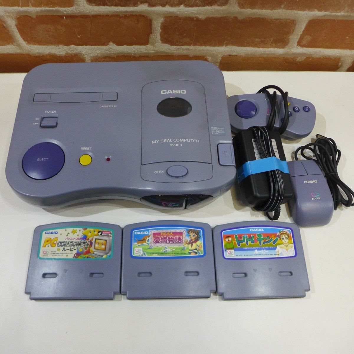 【やや傷や汚れあり】C493 CASIO カシオ LOOPY ルーピー SV-100 マイ シール コンピューター ジャンク品 通電OKの落札情報詳細 - Yahoo!オークション落札価格検索 ...