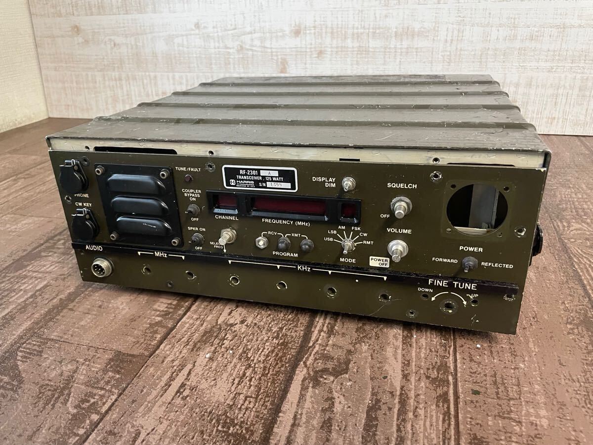 【全体的に状態が悪い】1円 米軍 軍用 トランシーバー HARRIS RF-2301 希少品 貴重品 transceiver ジャンクの落札情報詳細 - Yahoo!オークション落札価格検索 ...