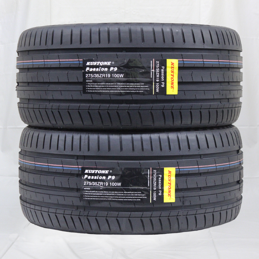 【未使用】275/35R19 100W XL KUSTONE PASSION P9 24年製 送料無料 2本セット税込 \20,000 より ...