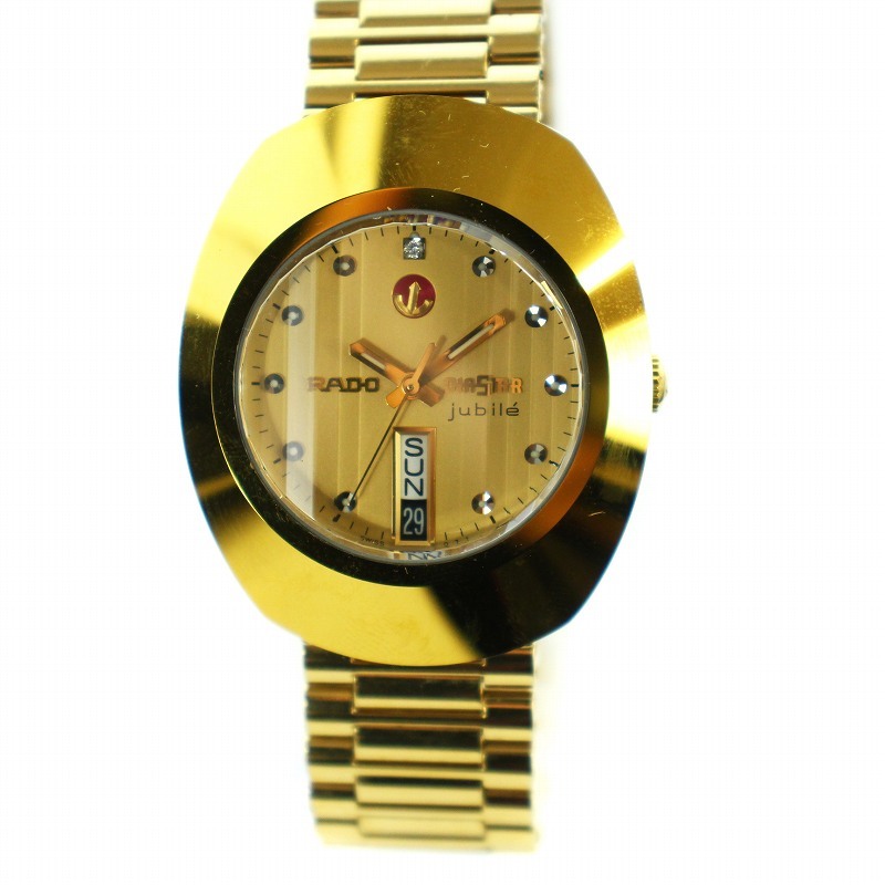 【目立った傷や汚れなし】ラドー RADO 1000本限定 DIASTAR GRAND DELUXE jubile ダイヤスター グランドデラックス ジュビリー 腕時計 カットガラス 自動巻き ...