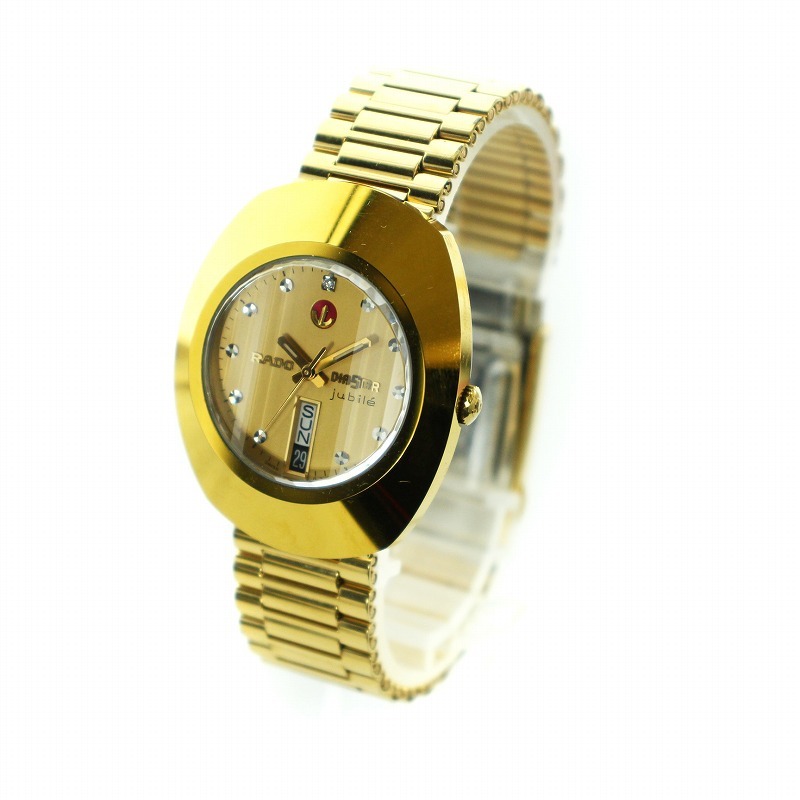 【目立った傷や汚れなし】ラドー RADO 1000本限定 DIASTAR GRAND DELUXE jubile ダイヤスター グランドデラックス ジュビリー 腕時計 カットガラス 自動巻き ...