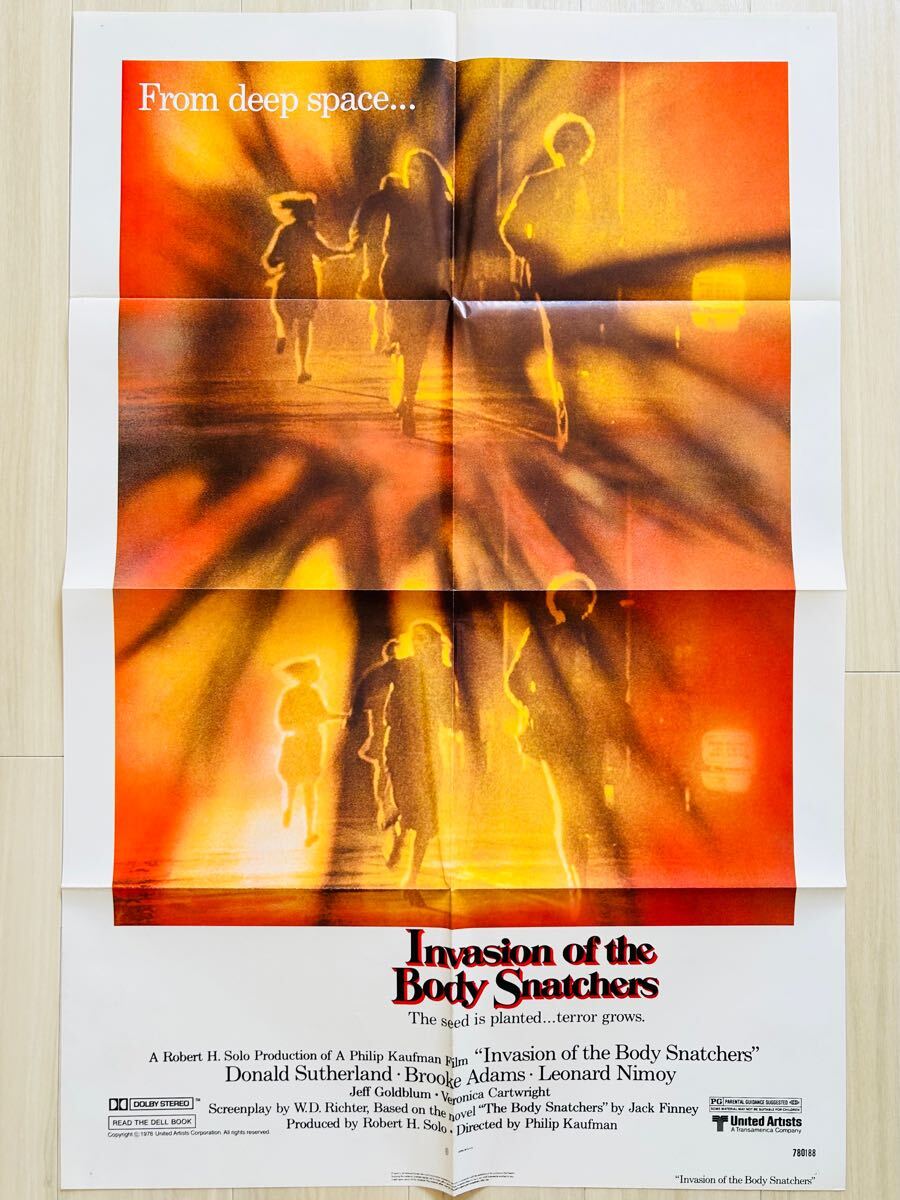 【未使用】「SF／ボディ・スナッチャー」②(1978)映画ポスター US版 ワンシート オリジナルポスター アメリカ版 の落札情報詳細 - Yahoo!オークション落札価格検索 オークフリー