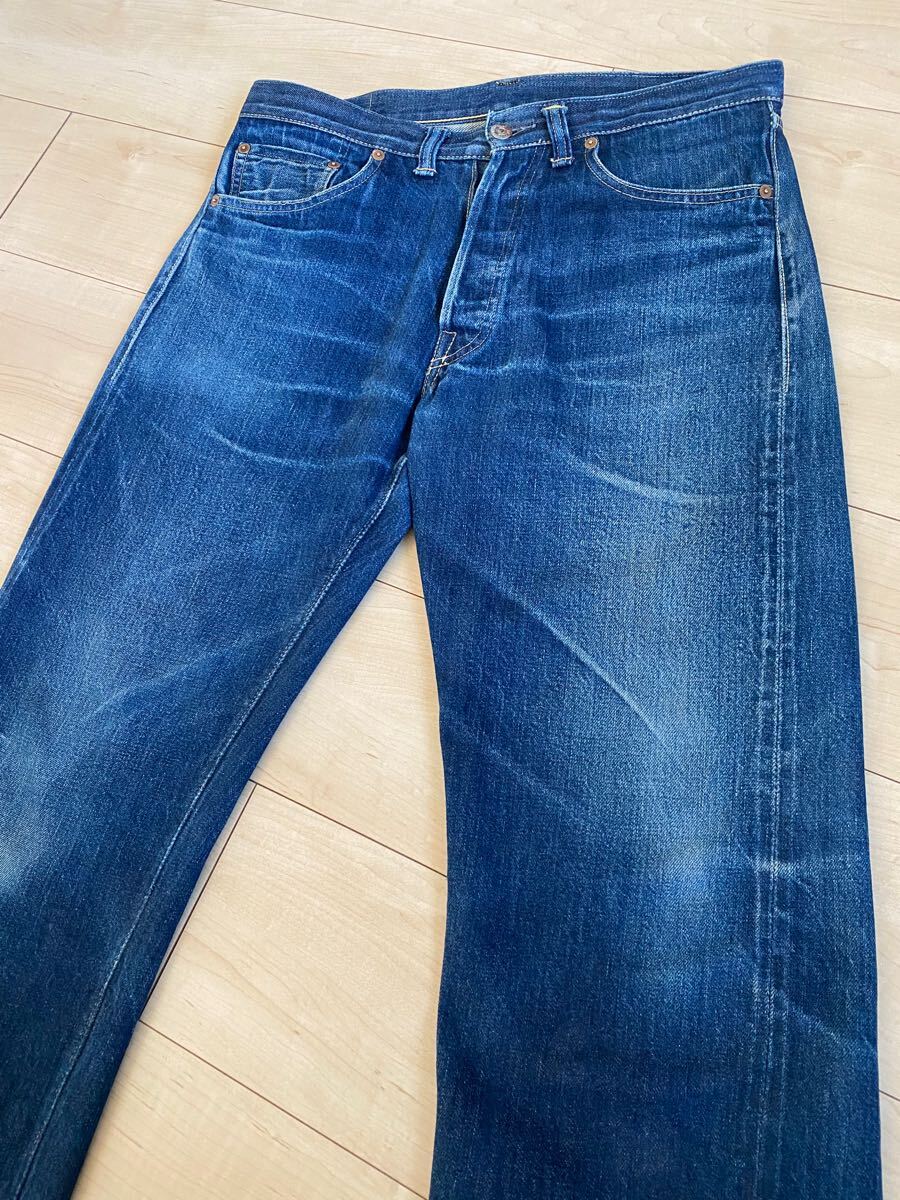 【やや傷や汚れあり】Levi's ヴィンテージ リーバイス 501XX 47モデル 革パッチ 片面タブ BIGE 501 ビンテージ 40s 46モデル 大戦モデル 506xxの落札情報詳細 ...