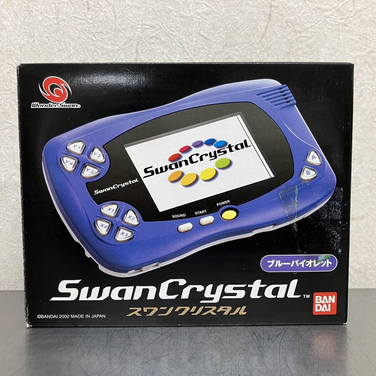 【傷や汚れあり】ジャンク品 BANDAI バンダイ Swan Crystal ワンダースワンクリスタル SCT-001 ブルーバイオレットの ...