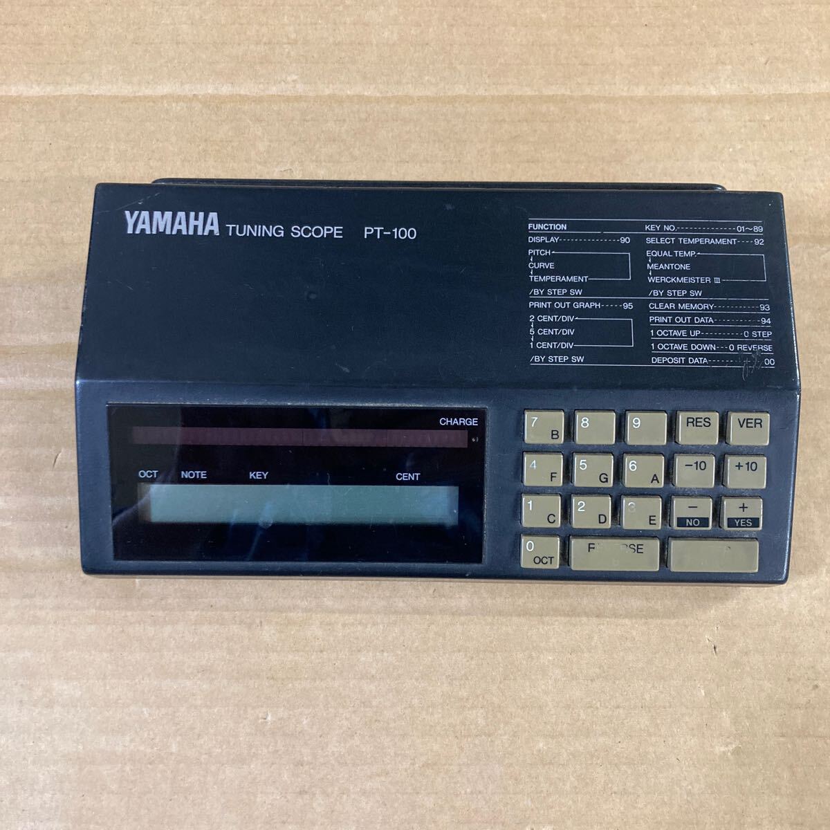 【全体的に状態が悪い】YAMAHA ヤマハ PIANO TUNING SCOPE PT-100 チューニング スコープ 調律 ピアノチューナー 本体のみ ジャンクの落札情報詳細 - Yahoo ...
