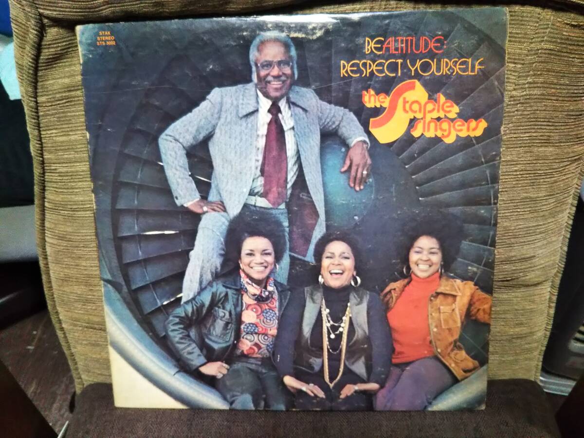 【やや傷や汚れあり】USオリジナル盤 THE STAPLE SINGERS / BE ALTITUDE:RESPECT YOURSELF (STAX STS 3002)の落札情報詳細 ...