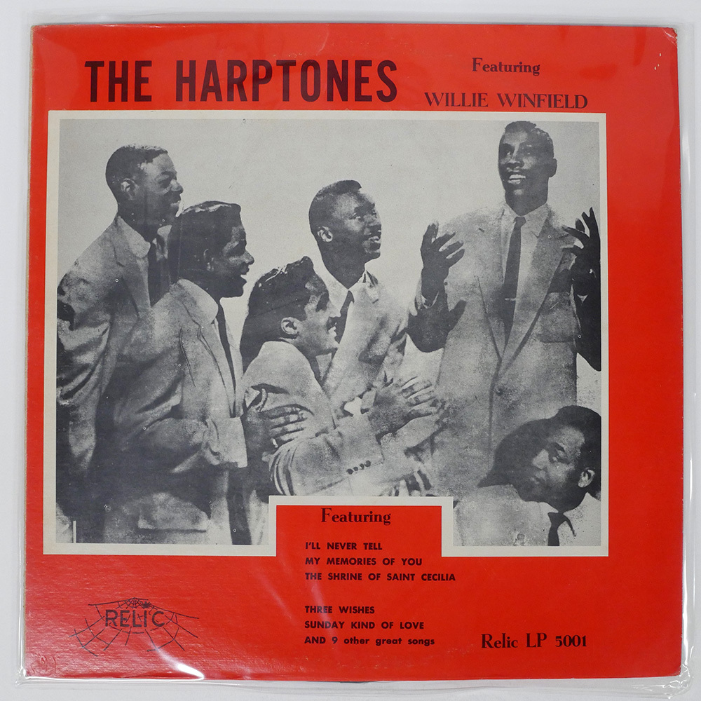 【やや傷や汚れあり】US盤 HARPTONES/THE HARPTONES FEATURING WILLIE WINFIELD/RELIC ...