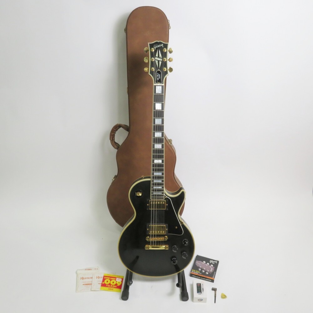 【傷や汚れあり】1円〜 Gibson ギブソン Les Paul custom 1996年 エレキギター ケース付 音出し確認済 現状品 ...