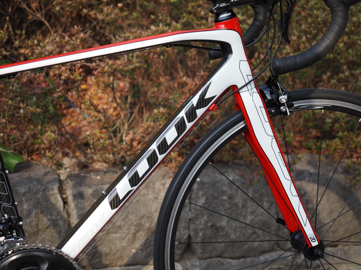 【目立った傷や汚れなし】LOOK 566 SHIMANO 105 R7000 カーボンロードバイク カスタム多数 コンポ新品の落札情報詳細 ...