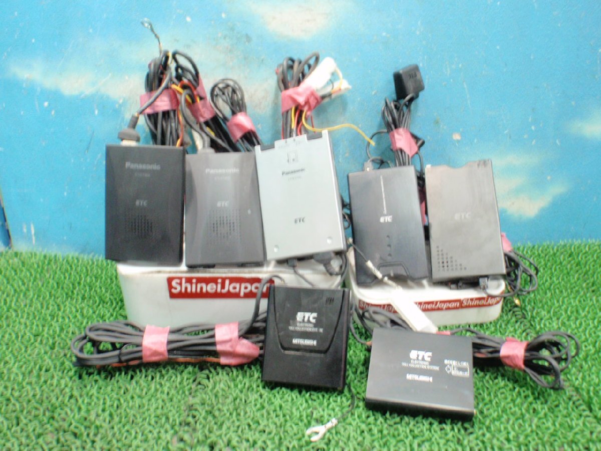 【傷や汚れあり】★ 社外 ETC まとめ売り!! パナソニックCY-700 CY-ET805 ミツビシEP-9U58V EP-9U59V ...