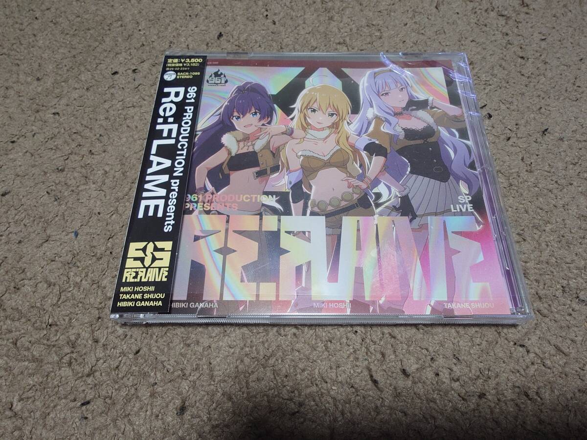 【未使用に近い】アイドルマスター 961 PRODUCTION presents 『Re:FLAME』 -Additional Show- + 『Re:FLAME』会場オリジナルCD 2枚 ...