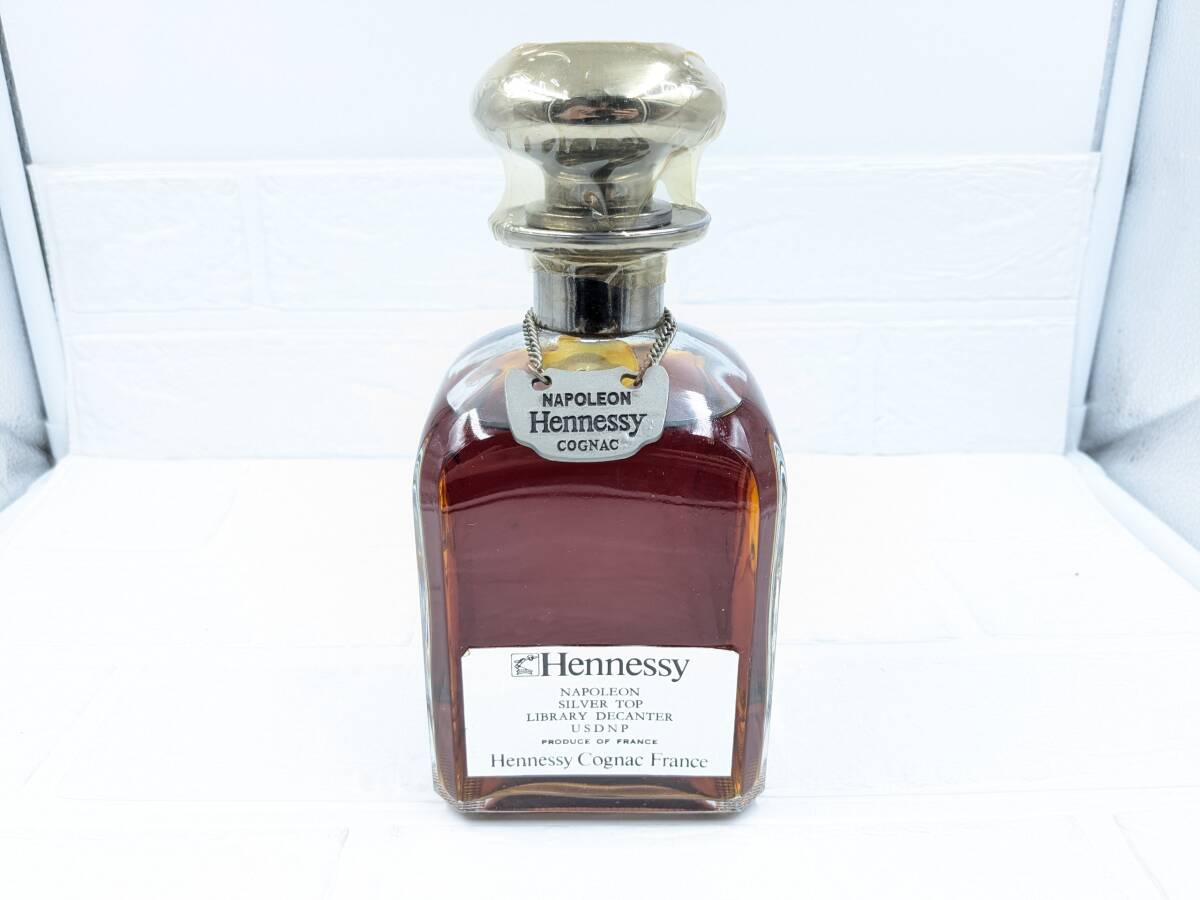 【未使用】1円～【未開栓】HENNESSY NAPOLEON SILVER TOP LIBRARY DECANTER ヘネシー ナポレオン シルバートップ コニャック 700ml 40%の落札 ...