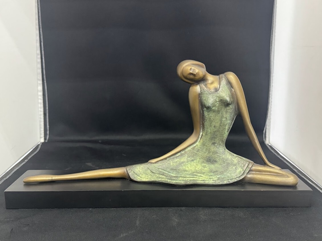 【やや傷や汚れあり】 保管品 パク・ドンイル P.D.IL ブロンズ像 銅像 オブジェ 置物 高さ20.5cm 1.84kg 女性 ヨガ バレリーナの落札情報詳細 - Yahoo!オークション ...