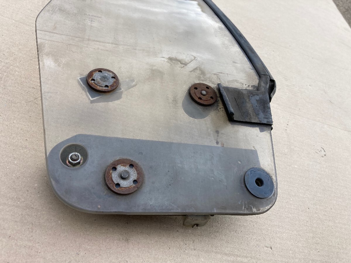 【傷や汚れあり】『B238』S13,CA18DET,シルビア,コンバーチブル,S13改,右クォーターガラス リアサイドガラス B21z 右Q ...