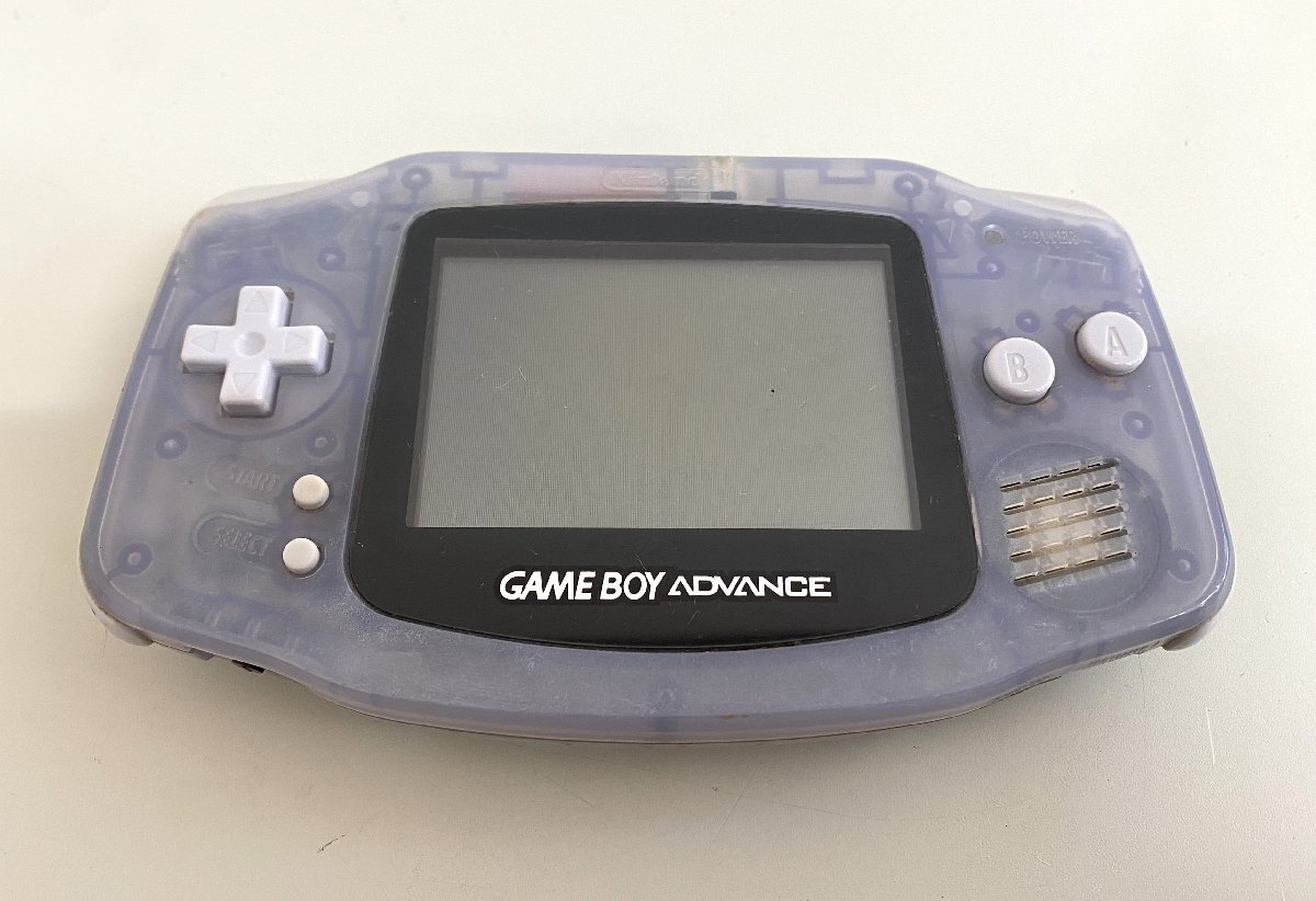 【全体的に状態が悪い】高崎店【ジャンク品】u3-4 Nintendo 任天堂 GAMEBOY ADVANCE ゲームボーイアドバンス AGB-001 ミルキーブルー GBA ゲーム機 本体の ...