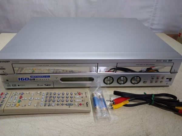 【やや傷や汚れあり】シャープ sharp VHS DVD HDD DV-HRW50の落札情報詳細 - Yahoo!オークション落札価格検索 オークフリー