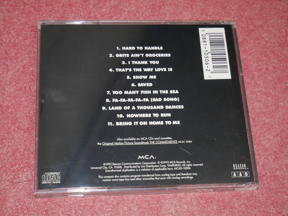 【傷や汚れあり】映画サントラ/ザ・コミットメンツ/The Commitments/Original Motion Picture Soundtrack Canada盤CD Al Green ...