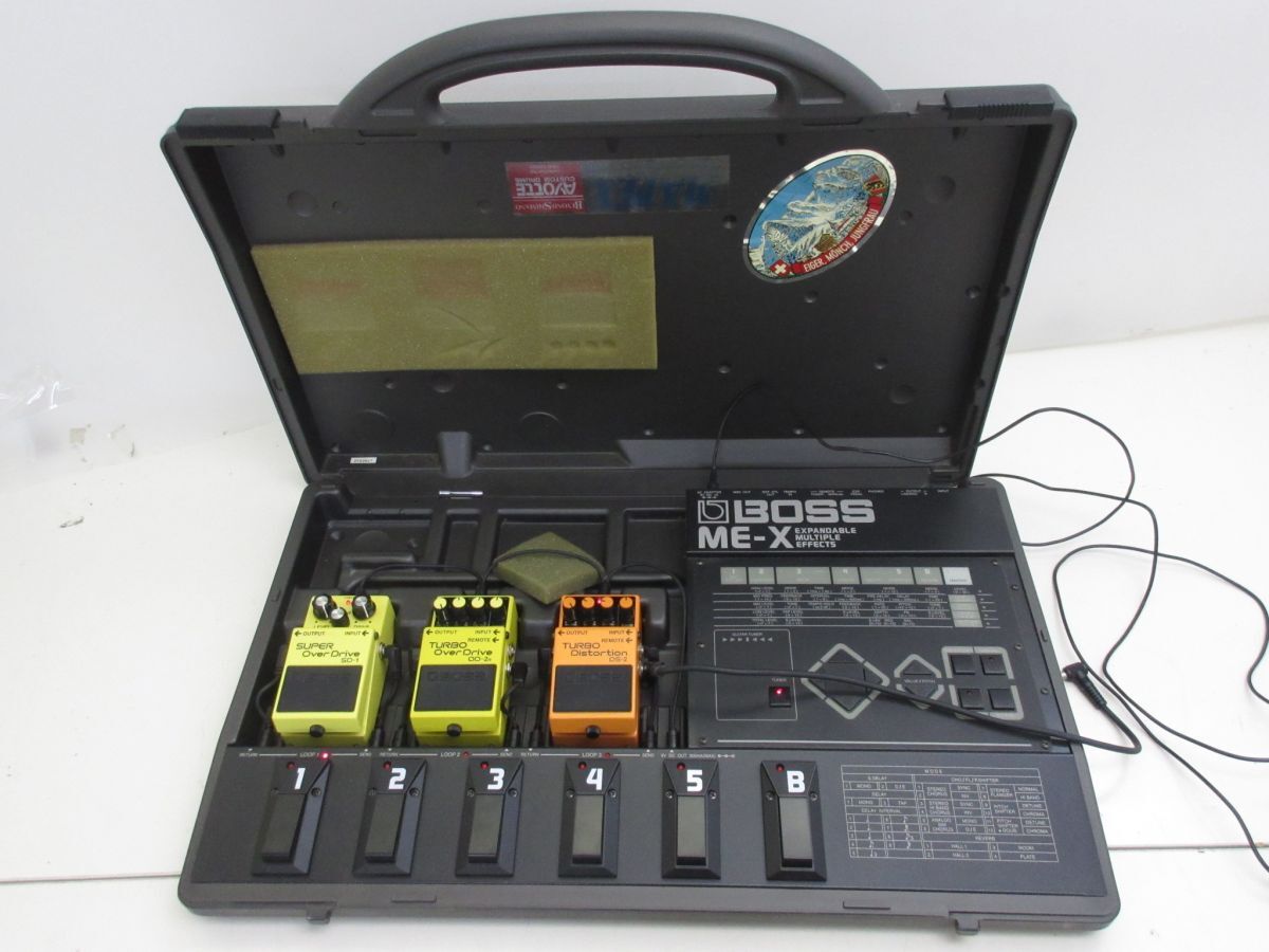 【傷や汚れあり】X005-N37-3133 BOSS ME-X マルチエフェクター SD-1 OD-2R DS-2 オーバードライブ ...