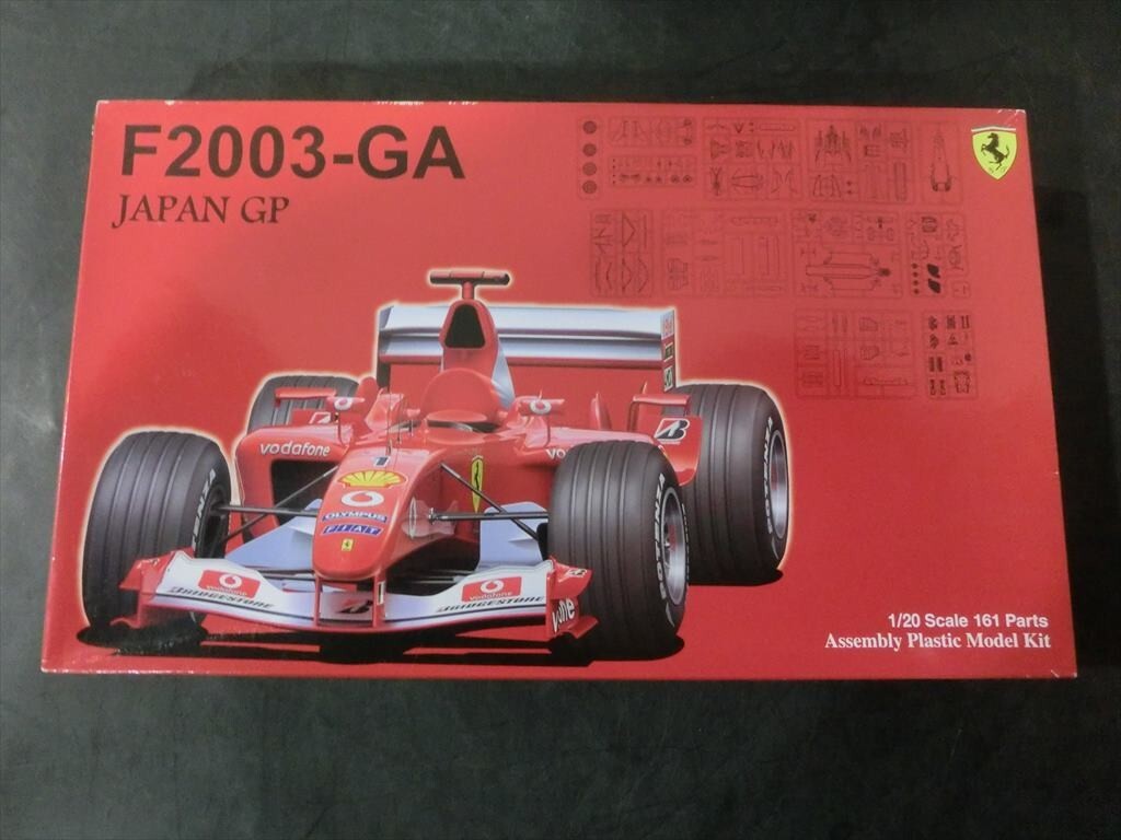 【未使用】T【N7-55】【80サイズ】 未組立/1/20 グランプリシリーズ No.28 フェラーリF2003-GA 日本グランプリ/プラモデル/※外箱傷み有の落札情報詳細 - Yahoo ...