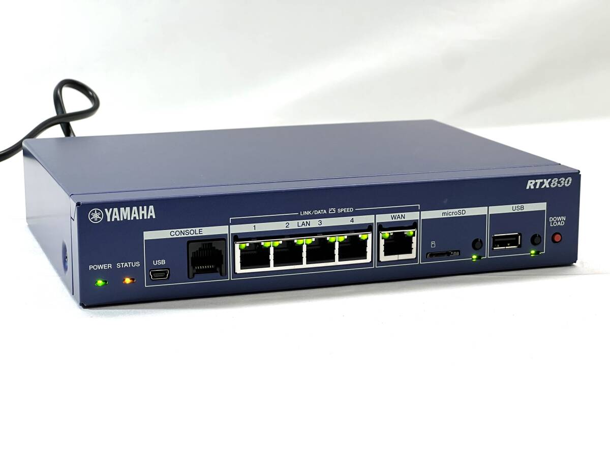 【傷や汚れあり】 【通電のみ確認】 YAMAHA RTX830 ヤマハ ギガアクセス VPN ルーター W03-0321の落札情報詳細 - Yahoo!オークション落札価格検索 オークフリー