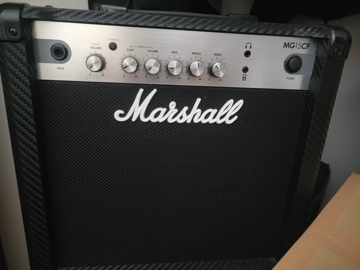 【目立った傷や汚れなし】[送料無料] Marshall ヤマハ ギターアンプ マーシャル MG15CF 中古美品 箱付 の落札情報詳細 ...