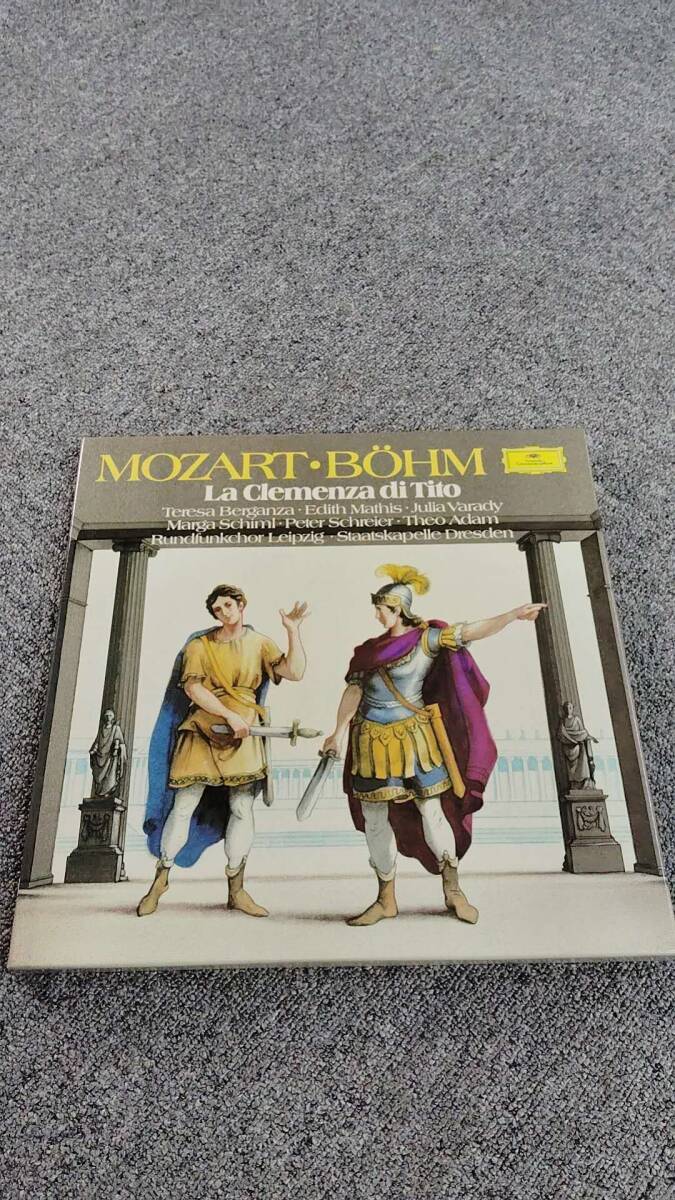 【目立った傷や汚れなし】西独Mozart La Clemenza di Tito Berganza Mathis Bohm 3LP DGG ...