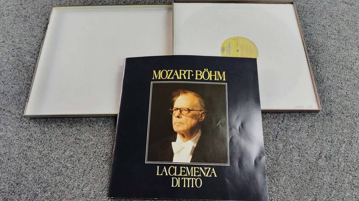 【目立った傷や汚れなし】西独Mozart La Clemenza di Tito Berganza Mathis Bohm 3LP DGG ...