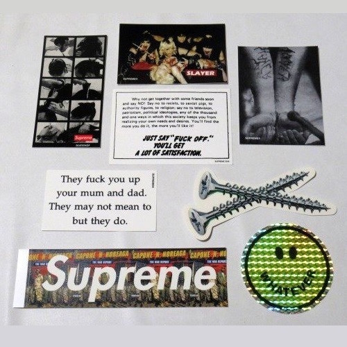 【未使用】16AW Supreme Sticker Set ステッカー 8枚 セット Capone-N-Noreaga The War ...