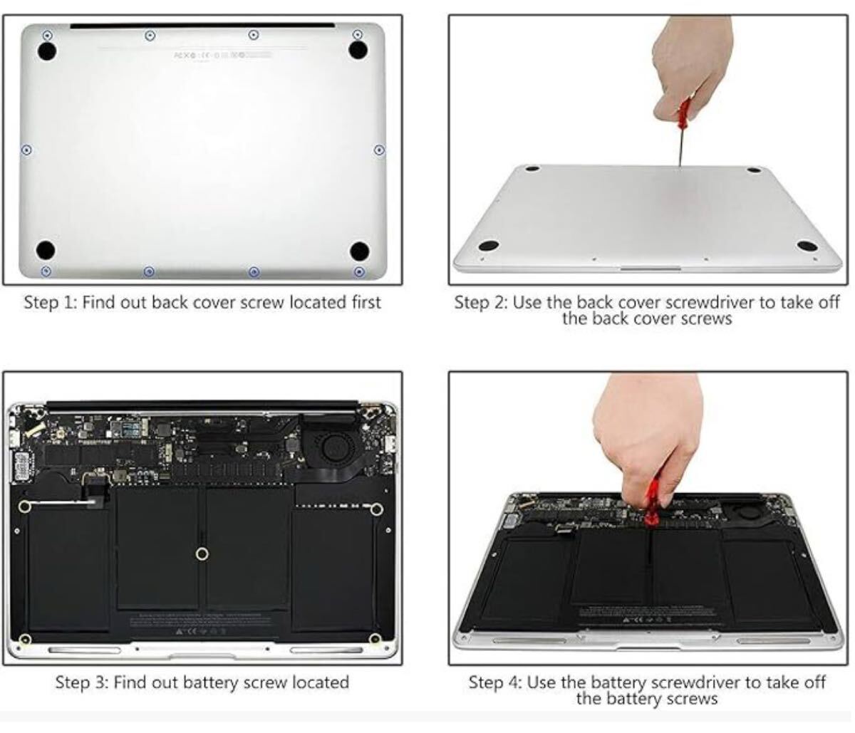 【未使用】新品 MacBook Air 13inch A1466 A1369 バッテリー A1405 A1496 A1377 2010 ...