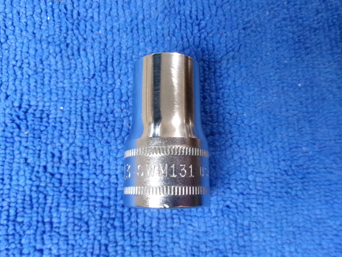 【やや傷や汚れあり】スナップオン Snap-on シャローソケット 13mm SWM131 12角 差込1/2sq (12.7mm) ショートソケット 12ポイント 旧ロゴの落札情報詳細 ...