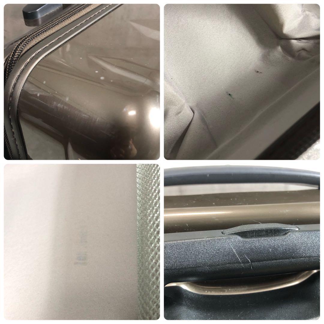 【目立った傷や汚れなし】PROTECA プロテカ ACE エース MAXPASS H マックスパスエイチ スーツケース キャリーケース ブラウン 4輪 TSAロック 機内持ち込み 約30 ...