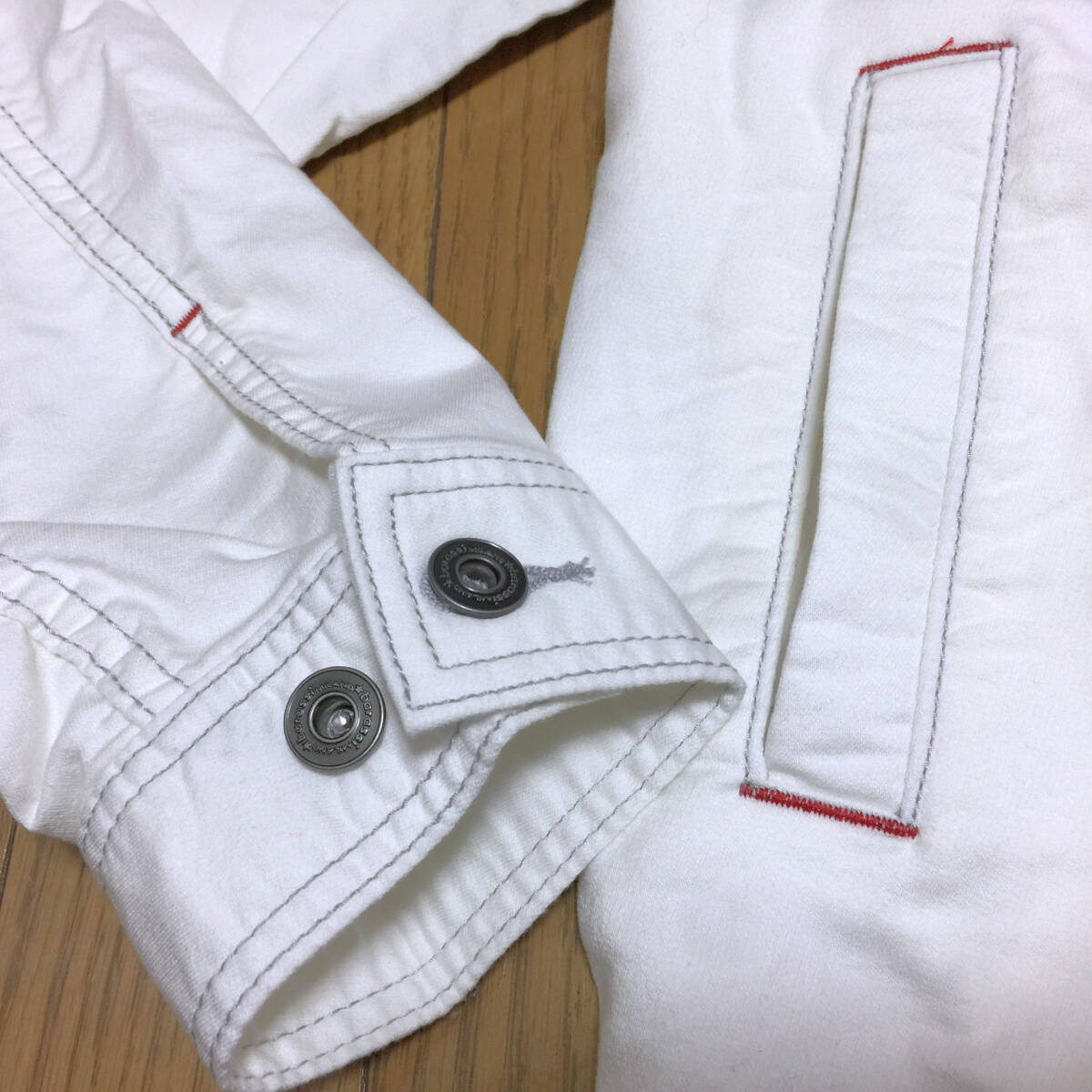 【目立った傷や汚れなし】美品 barassi MILANO バラシ 春夏 裏ボタニカル柄 ワッペン コットン トラッカー ジャケット ブルゾン メンズ 48 L 白 ホワイト系の落札情報詳細 ...