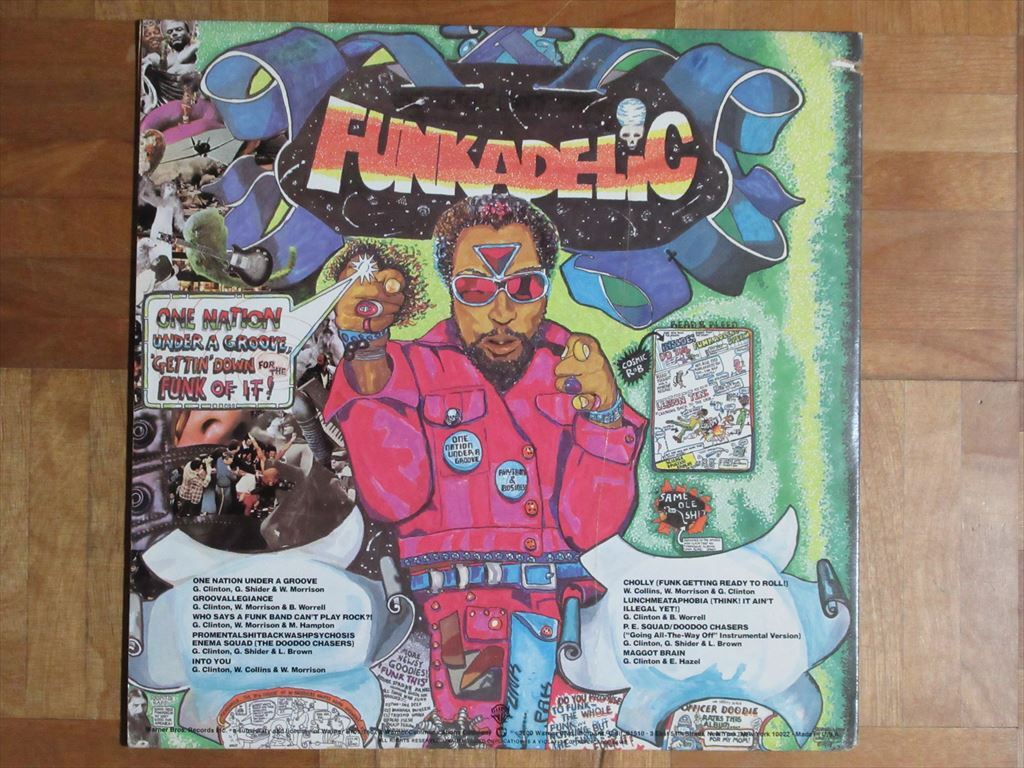 【やや傷や汚れあり】ファンカデリック／この世はまったくグルーヴィ Funkadelic / One Nation Under A Groove (BSK 3209) US盤 カット盤 ボーナス ...