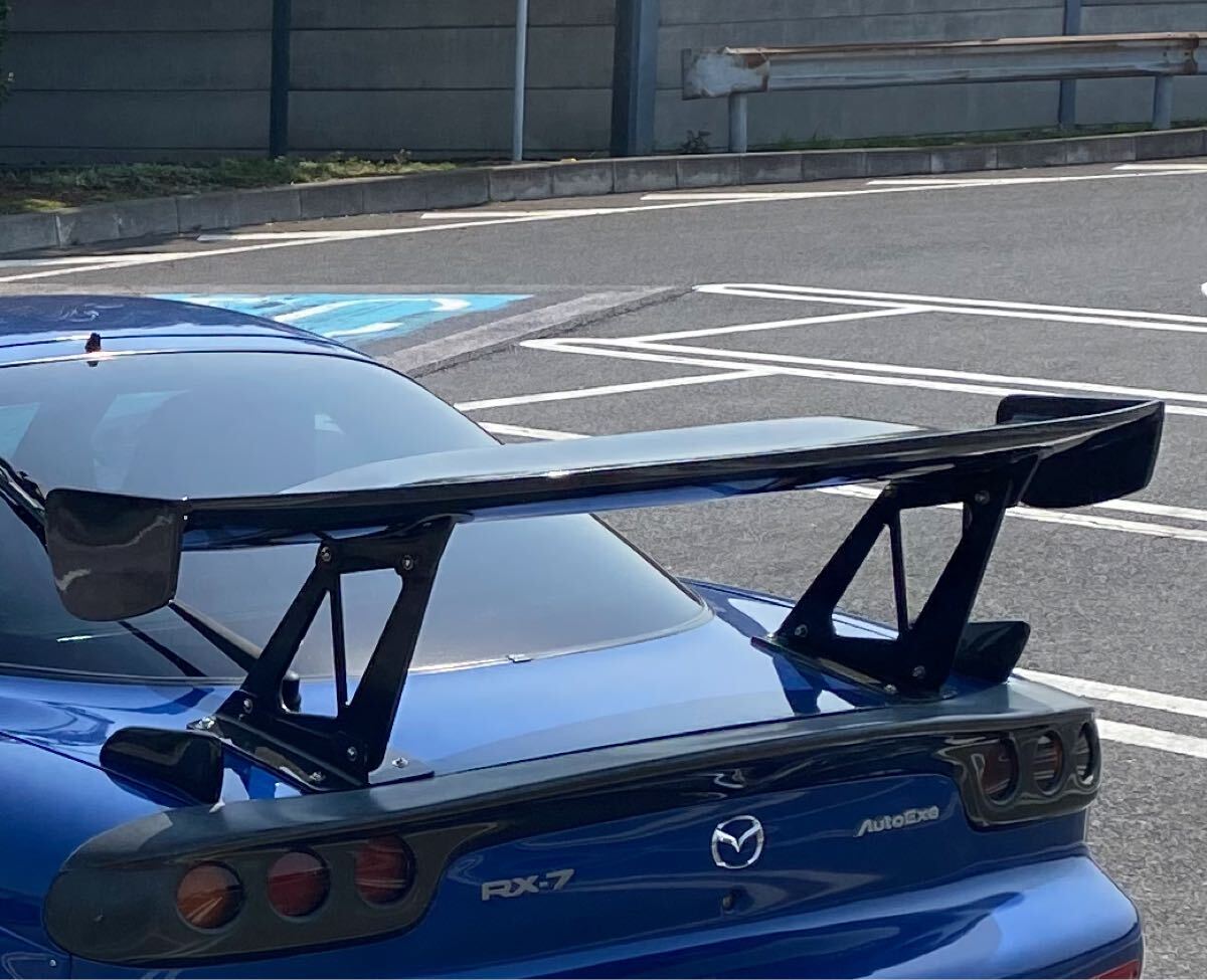 【やや傷や汚れあり】RE雨宮 FD3S REAR SPOILER-GTⅢ (CF) HIGH マツダ カーボン RX-7 FD3S RX-8 ...