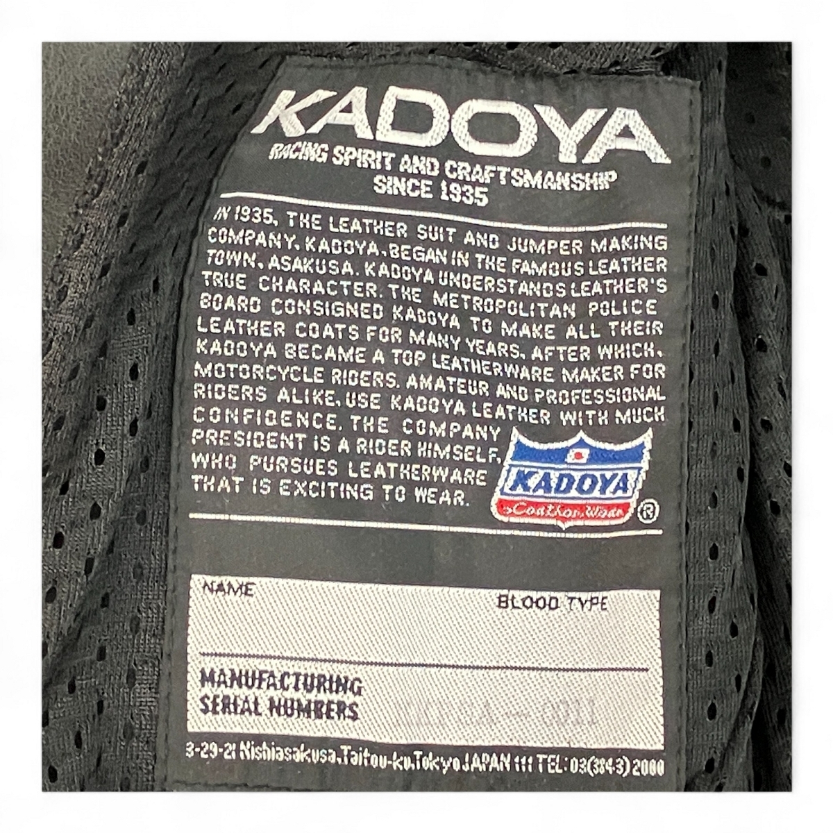 【やや傷や汚れあり】KADOYA Ks LEATHER STEALTH RACING 忍 ステルスジャケット LLサイズ ライダースジャケット 中古 Z10213610の落札情報詳細 ...