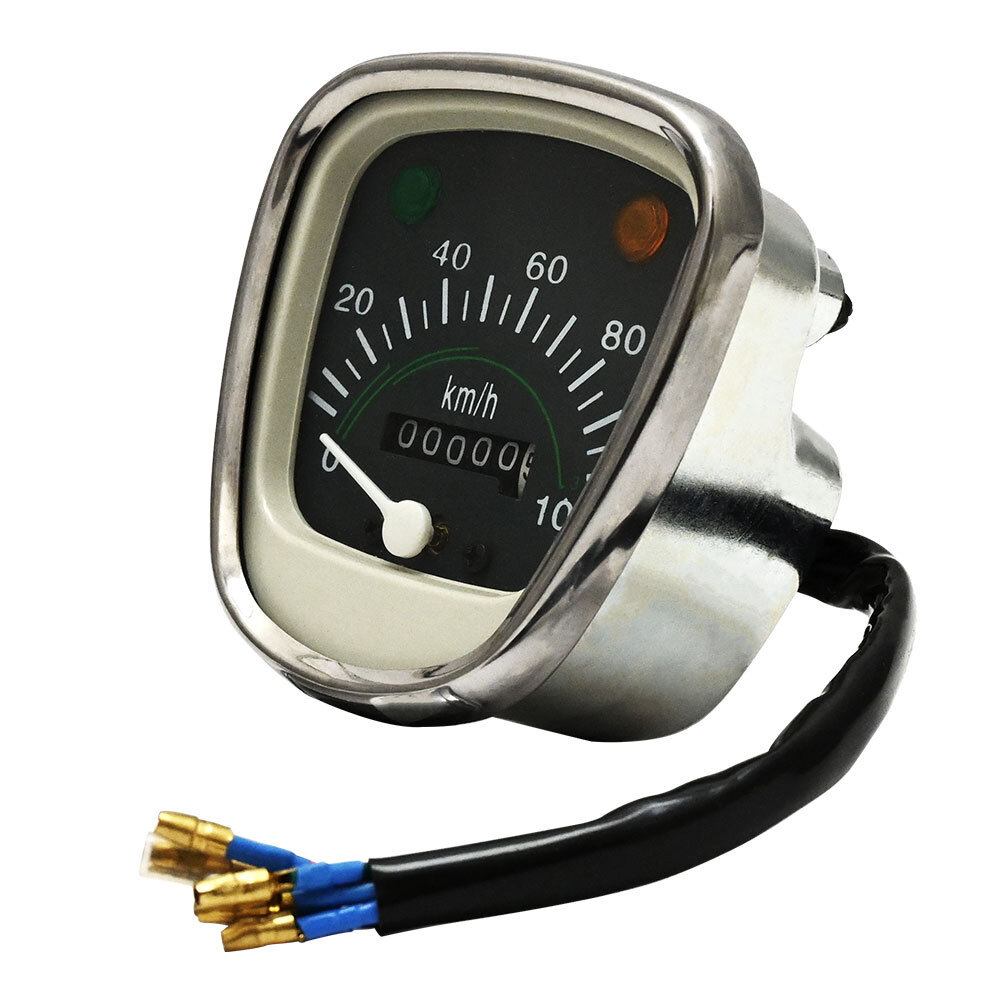 【未使用】スーパーカブ カブ Cub C50 C70 C90 C70K1-D3 C70MK3 Deluxe 50 スピードメーター 100キロ スピード メーター 交換 丸目 レトロ バイクの ...