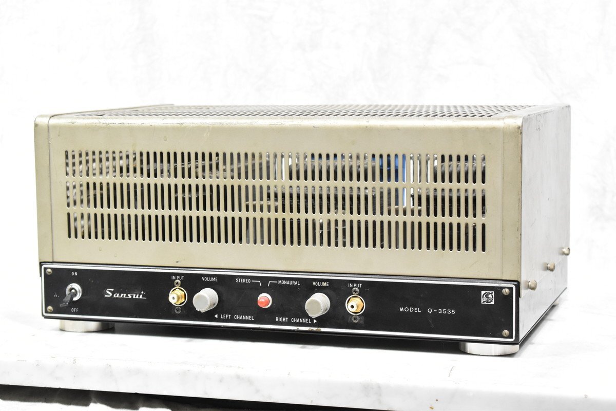 【全体的に状態が悪い】【J】SANSUI Model Q-3535 真空管アンプ サンスイ 3093844の落札情報詳細 - Yahoo ...