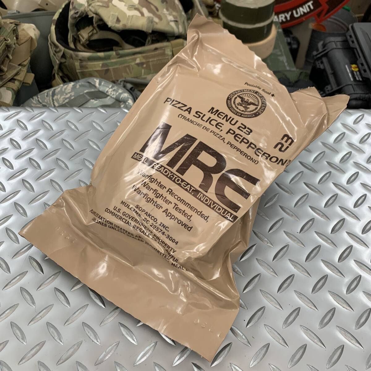 【未使用】米軍実物 MRE/SOPAKCO Pizza Slice Pepperoni レーション ピザ/2024検 wornick ameriqual cr1m fsrの落札情報詳細 ...