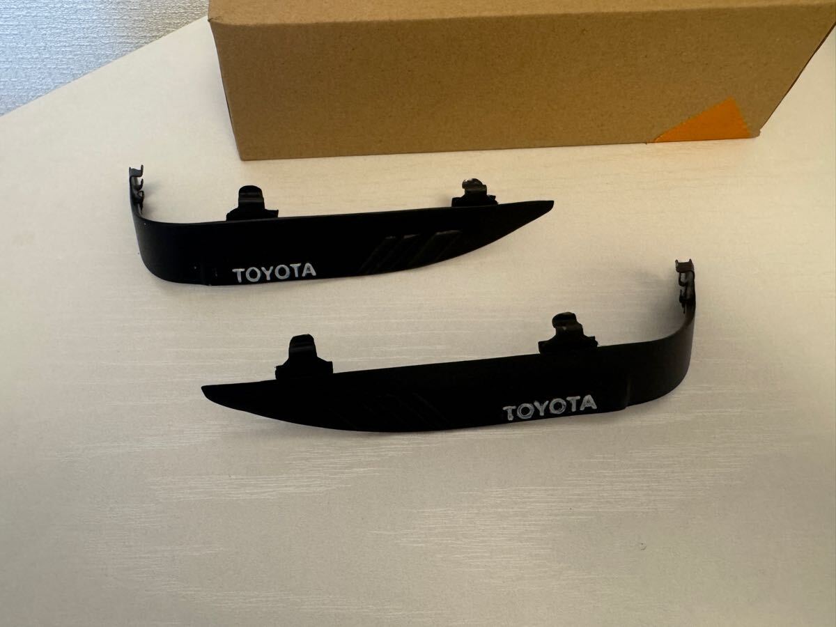 【目立った傷や汚れなし】希少 トヨタAE86 ドアミラーバイザー 左右 レビン トレノAE82 MR2 AW11 TOYOTAブラック ...