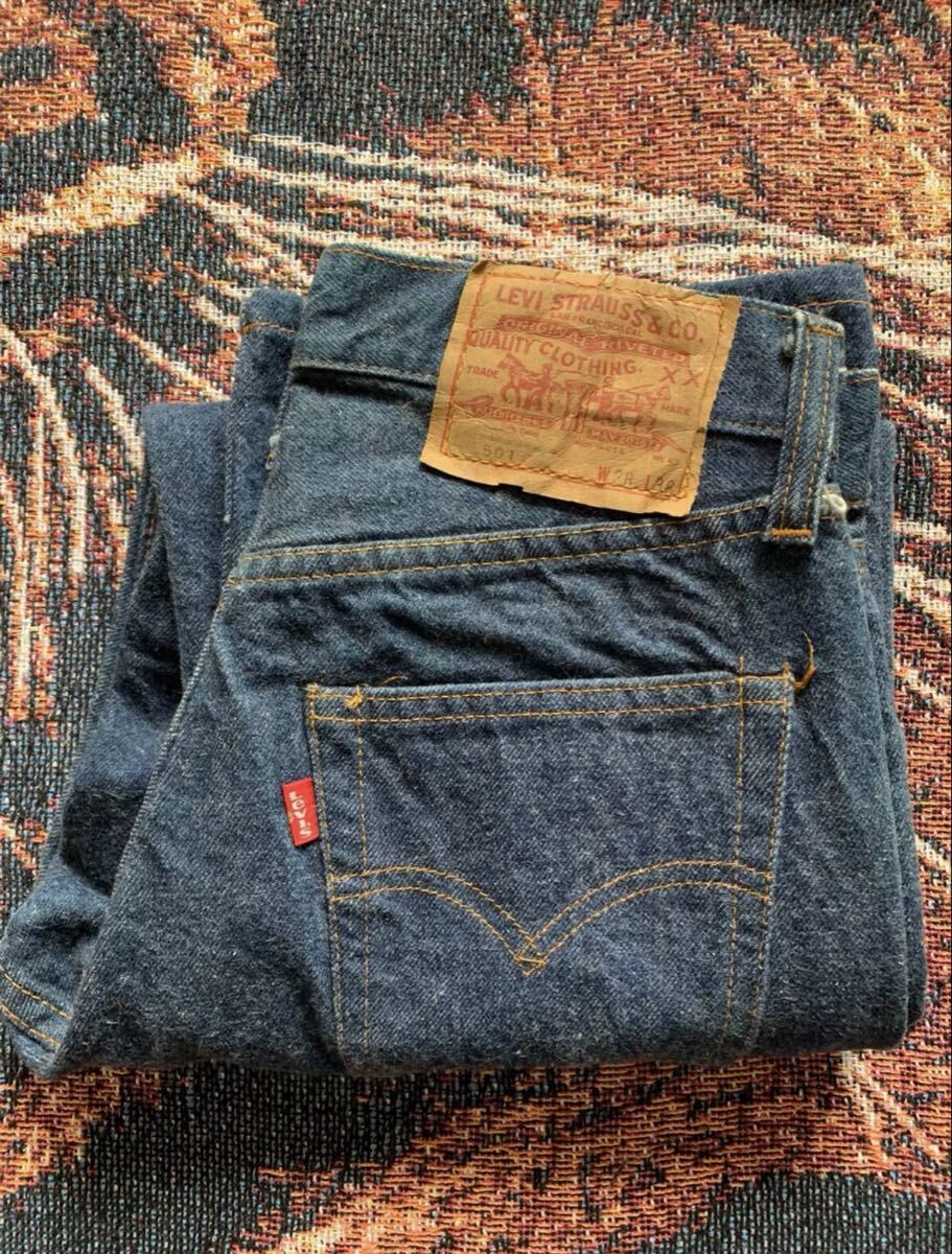 【目立った傷や汚れなし】コンディション良 リーバイス 501 66後期 ヴィンテージ Levis オリジナル ボタン裏6 vintage W28 アメリカ製 セルビッチの落札情報詳細 ...