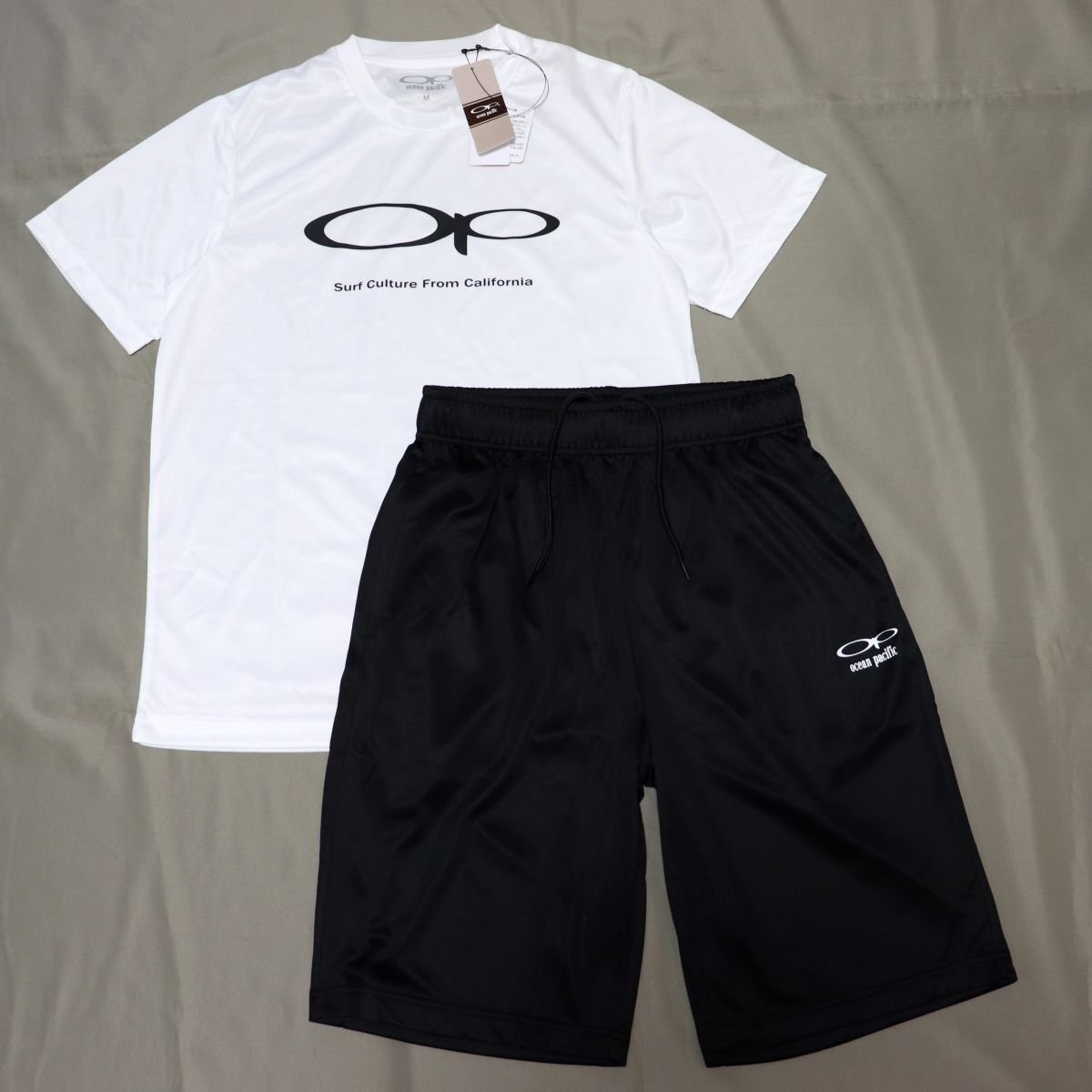 【未使用】オーシャンパシフィック OCEAN PACIFIC OP 新品 メンズ 半袖 Tシャツ ロングパンツ 上下セット SET XLサイズ ...