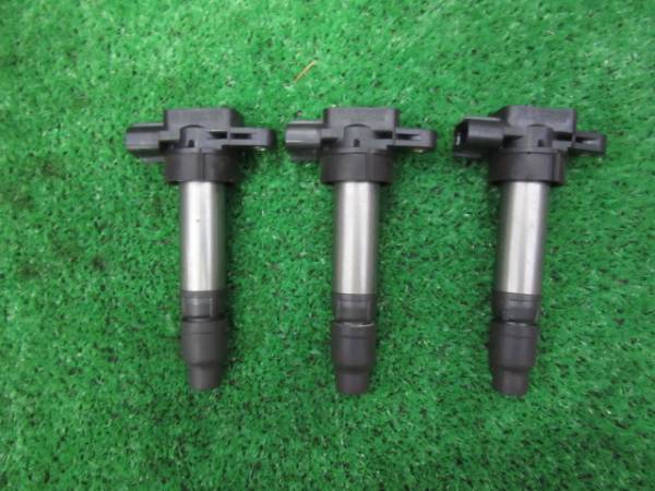 【やや傷や汚れあり】スズキ純正イグニッションコイル K6A用 3本 DENSO 33400-76G2 099700-095 NL2 ワゴンR アルトラパン エブリィ セルボ キャリィ 送料 ...