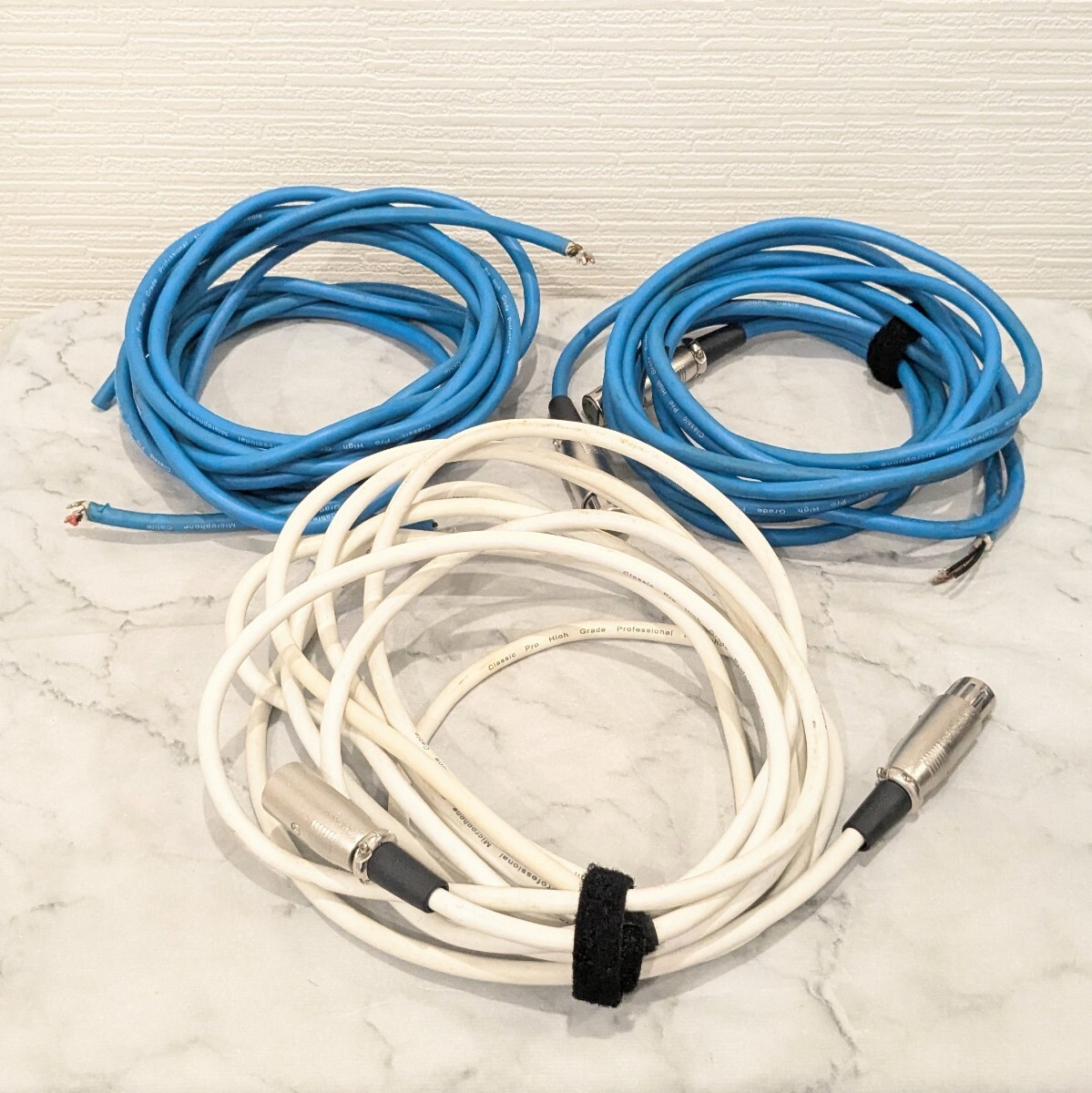 【傷や汚れあり】Classic Pro Hiah Grade Professional Microphone Cable 5本セット XLR ...
