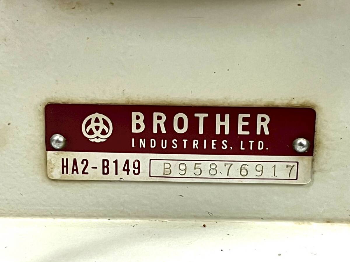 【傷や汚れあり】8M2★BROTHER/ブラザー/sewing machine★【HA2-B149】 手工芸 ハンドクラフト ミシンの落札情報詳細 - Yahoo!オークション落札価格検索 ...