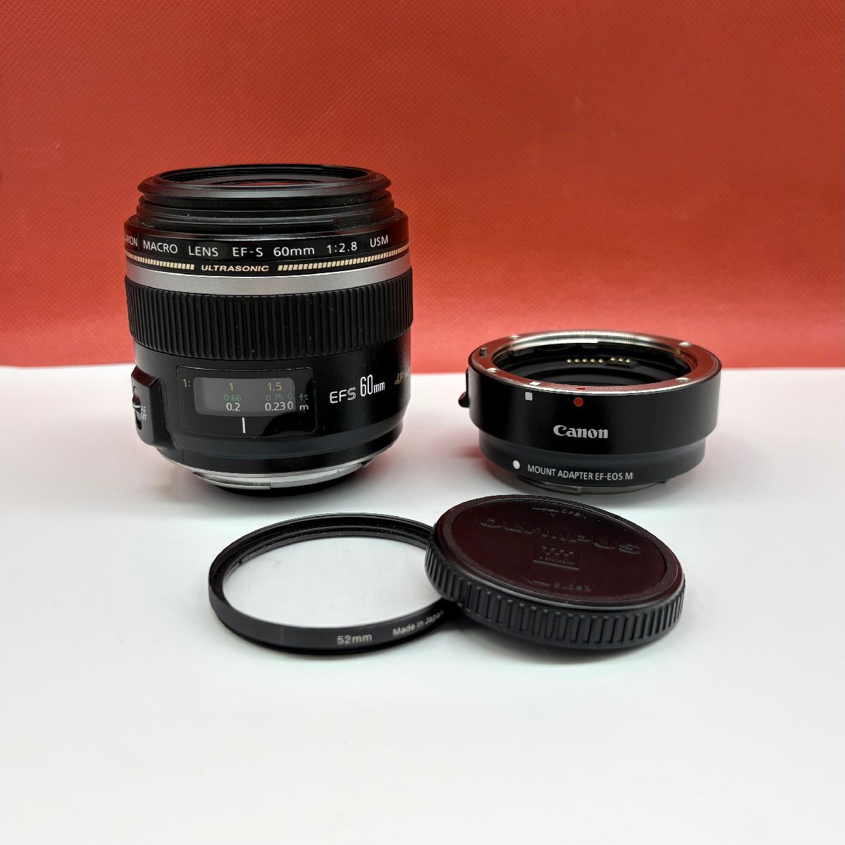 【傷や汚れあり】 16 Canon MACRO LENS EF-S 60mm F2.8 USM ULTRASONIC MOUNT ...