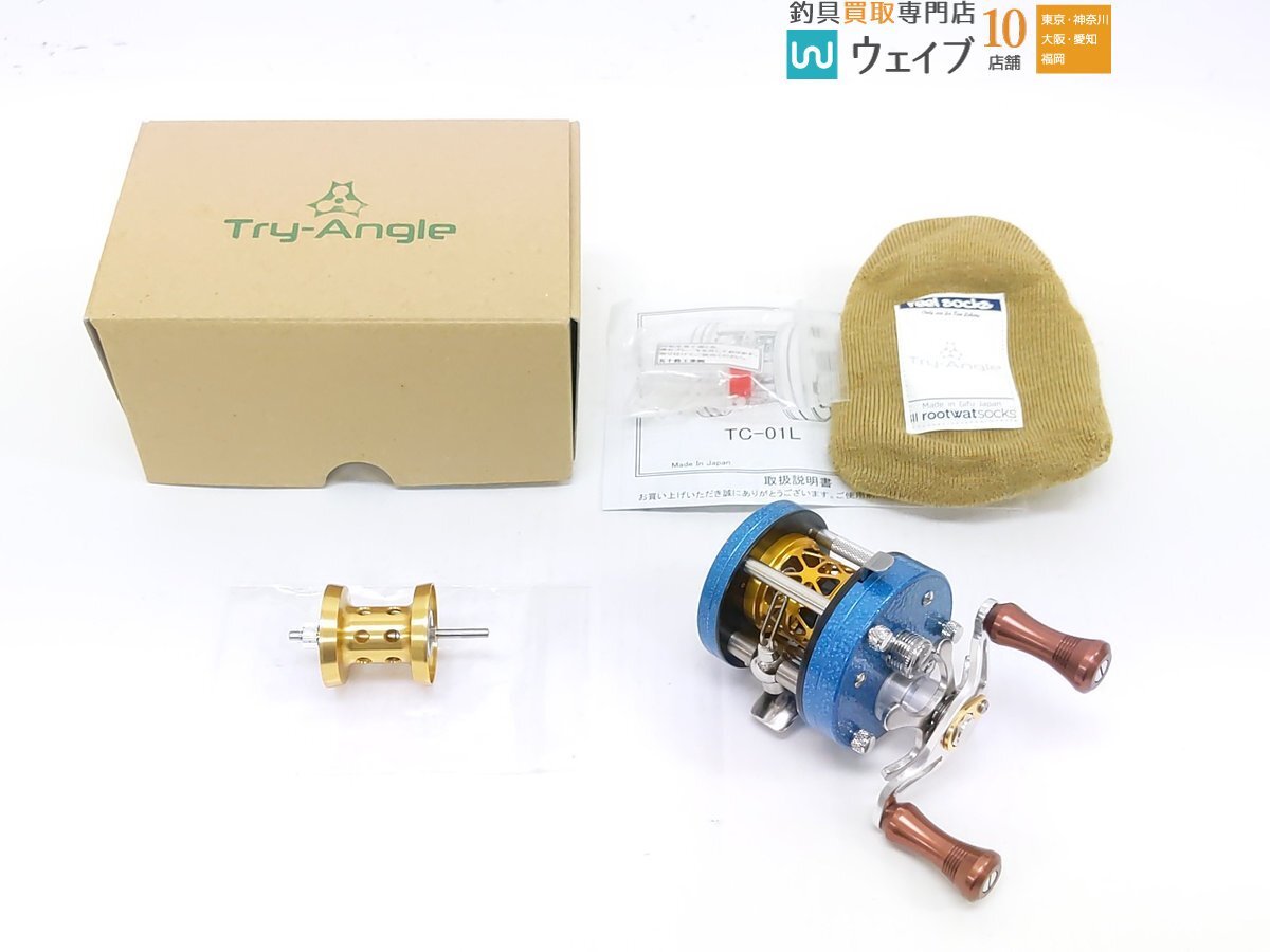 【やや傷や汚れあり】五十鈴工業 Try-Angle トライアングル TC-01L ベイトキャスティングリール 左巻きの落札情報詳細 - Yahoo!オークション落札価格検索 オークフリー