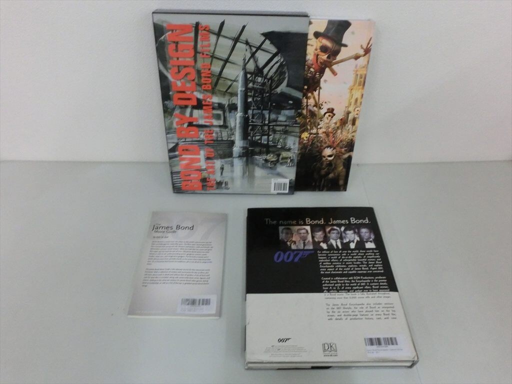 【傷や汚れあり】G【MK29-94】【100サイズ】未検品/ジェームズ・ボンド/洋書/3冊/まとめてセット/百科事典/デザインブック/ムービー ...